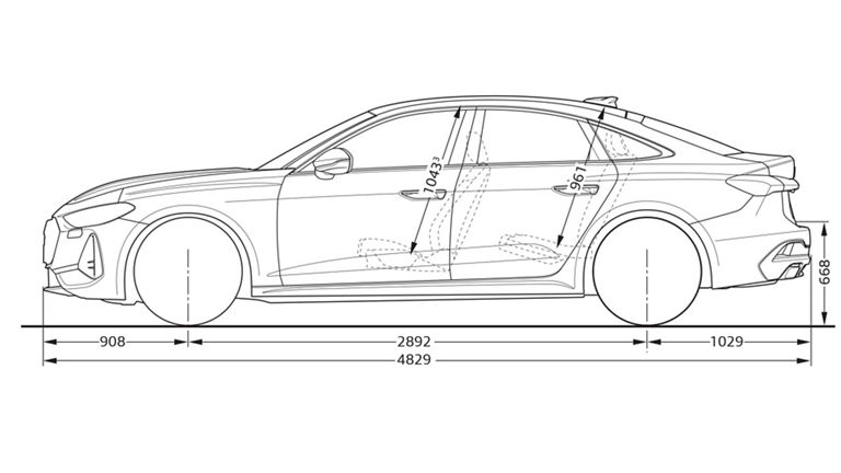 Boyutlar > A5 Sedan > A5 > Audi Türkiye