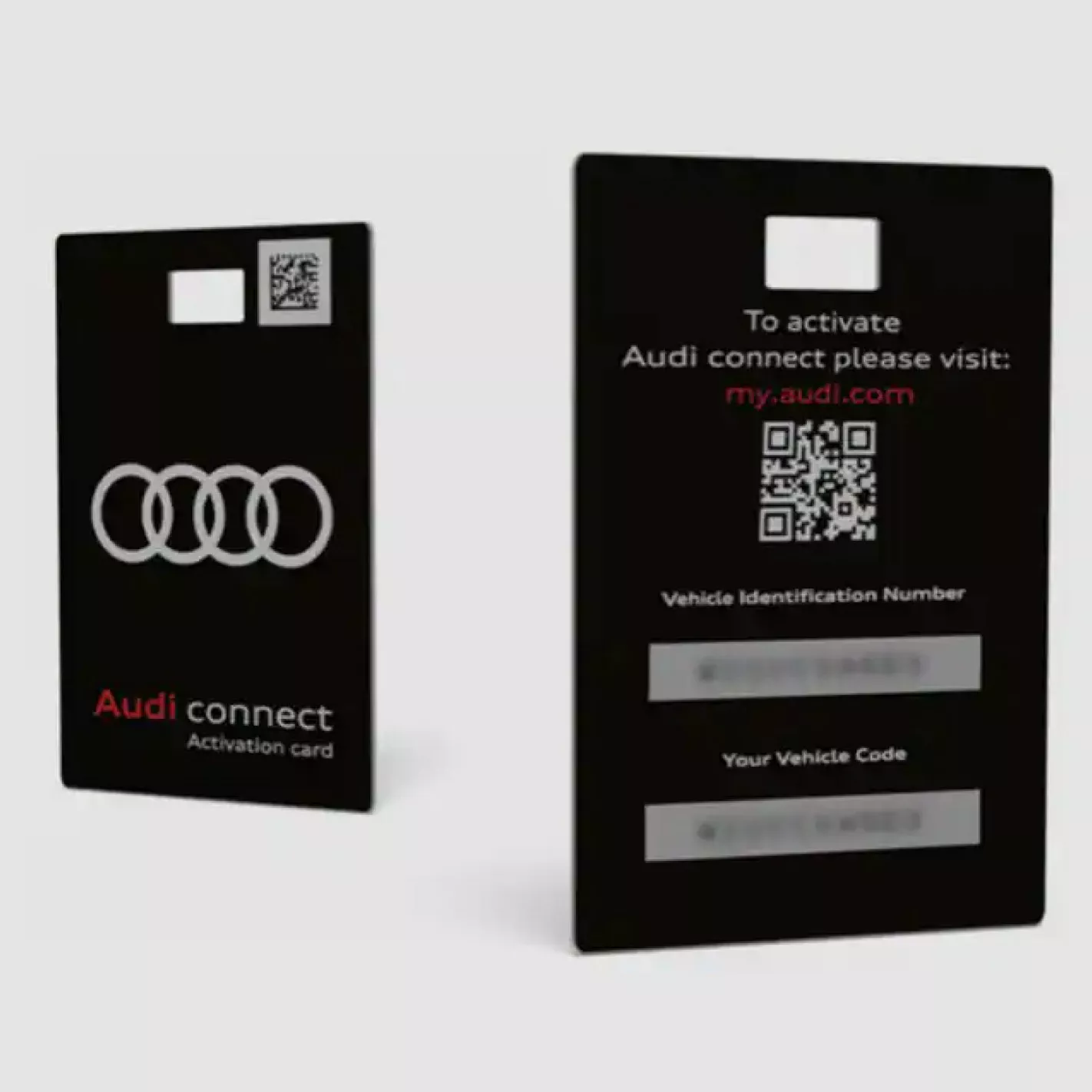 FAQS What is my QR code card for? > FAQs > Audi Connect > Audi UK