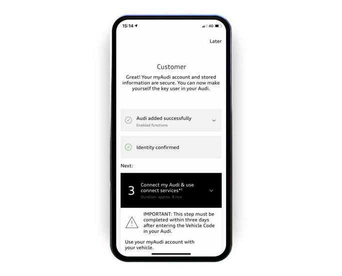FAQS QR Code Card > FAQS Touch screen > FAQs > Audi UK