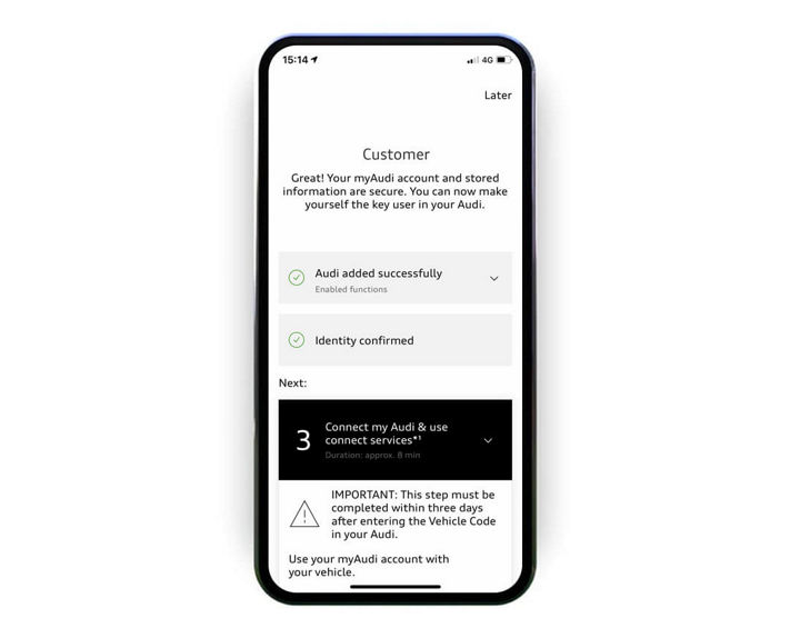 QR code > Verbinden & gebruik > Audi Nederland