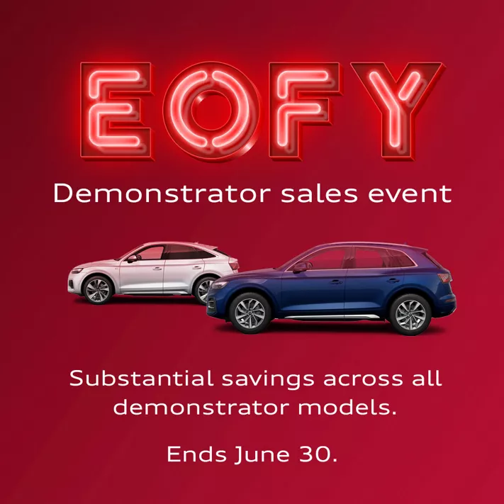 EOFY demonstrator sales event
