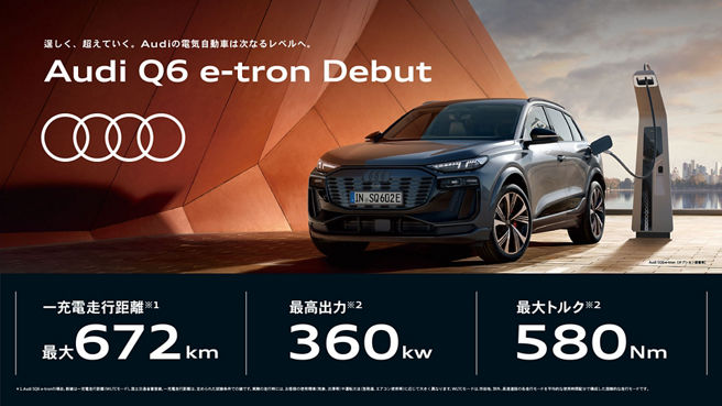 The first-ever Audi Q6 e-tron Debut | Audi 西東京